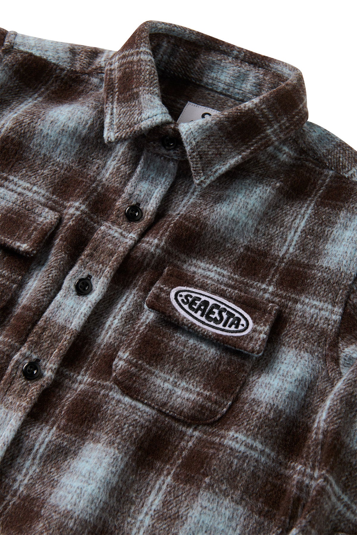 Patch Flannel Shirt / Youth / Sky Blue – SEAESTA SURF
