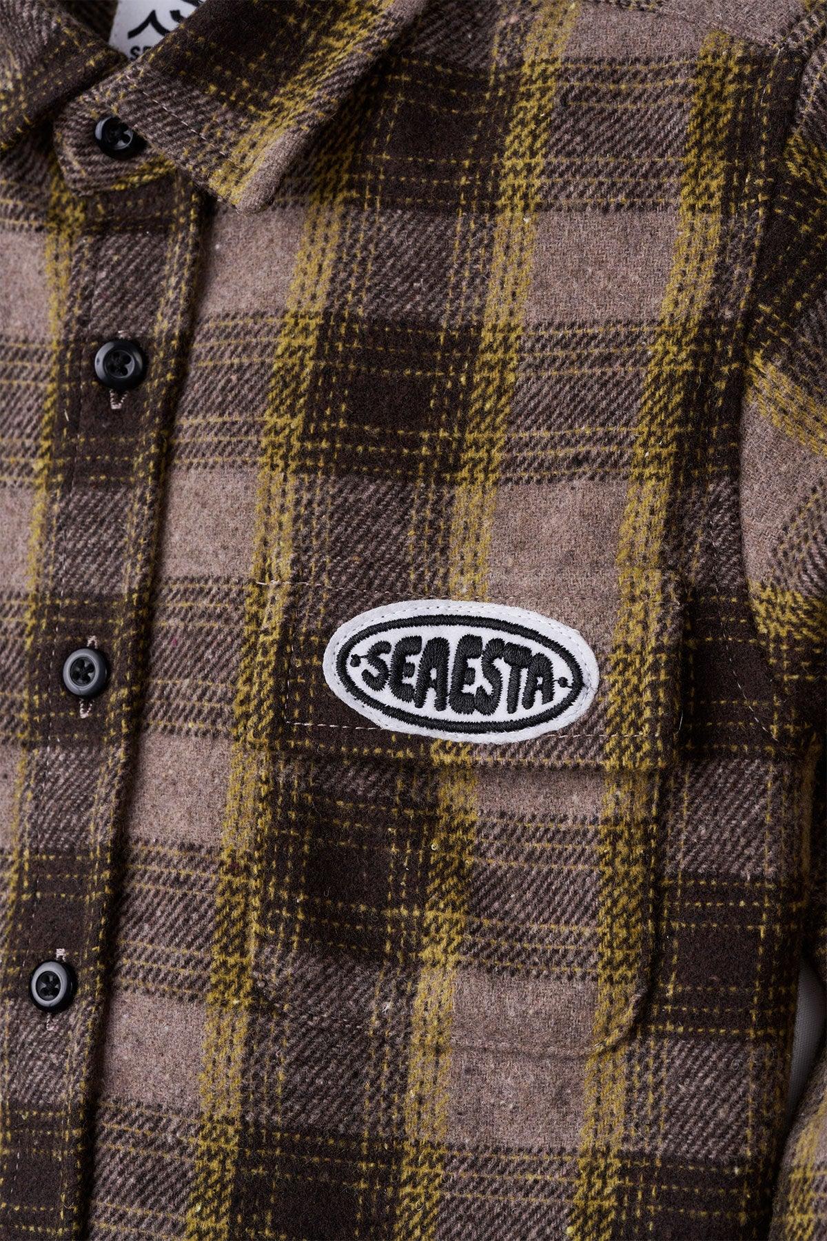 Patch Flannel Shirt / Youth / Charcoal – SEAESTA SURF